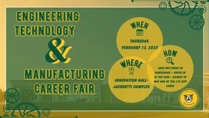 Engineering Technology & Manufacturing Career Fair | Career Services